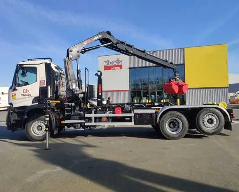 Location de Camion Ampliroll Grue
